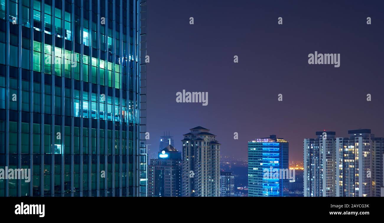 Abstract dark high rise hi-res stock photography and images - Alamy