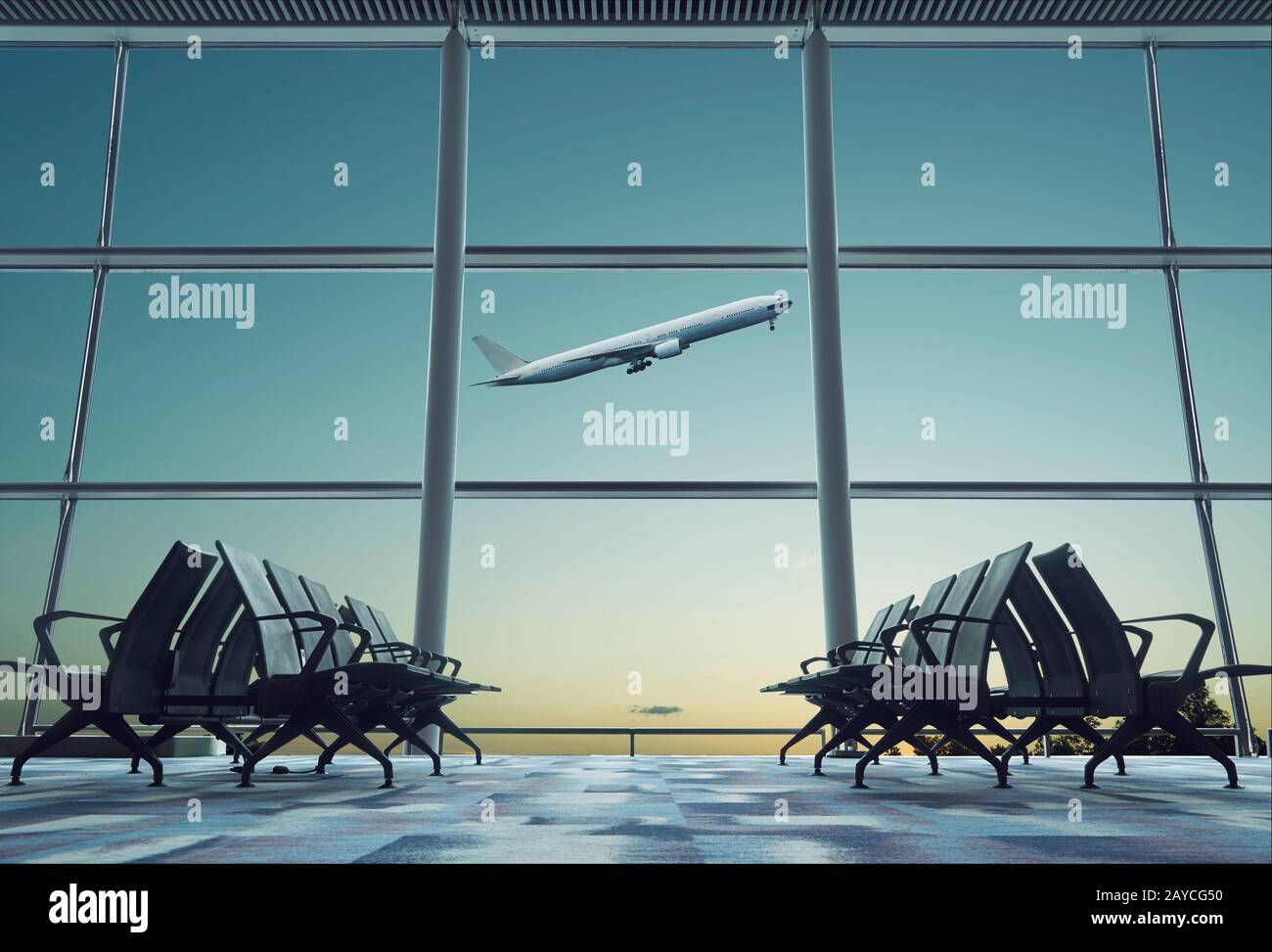 Airport Terminal Window