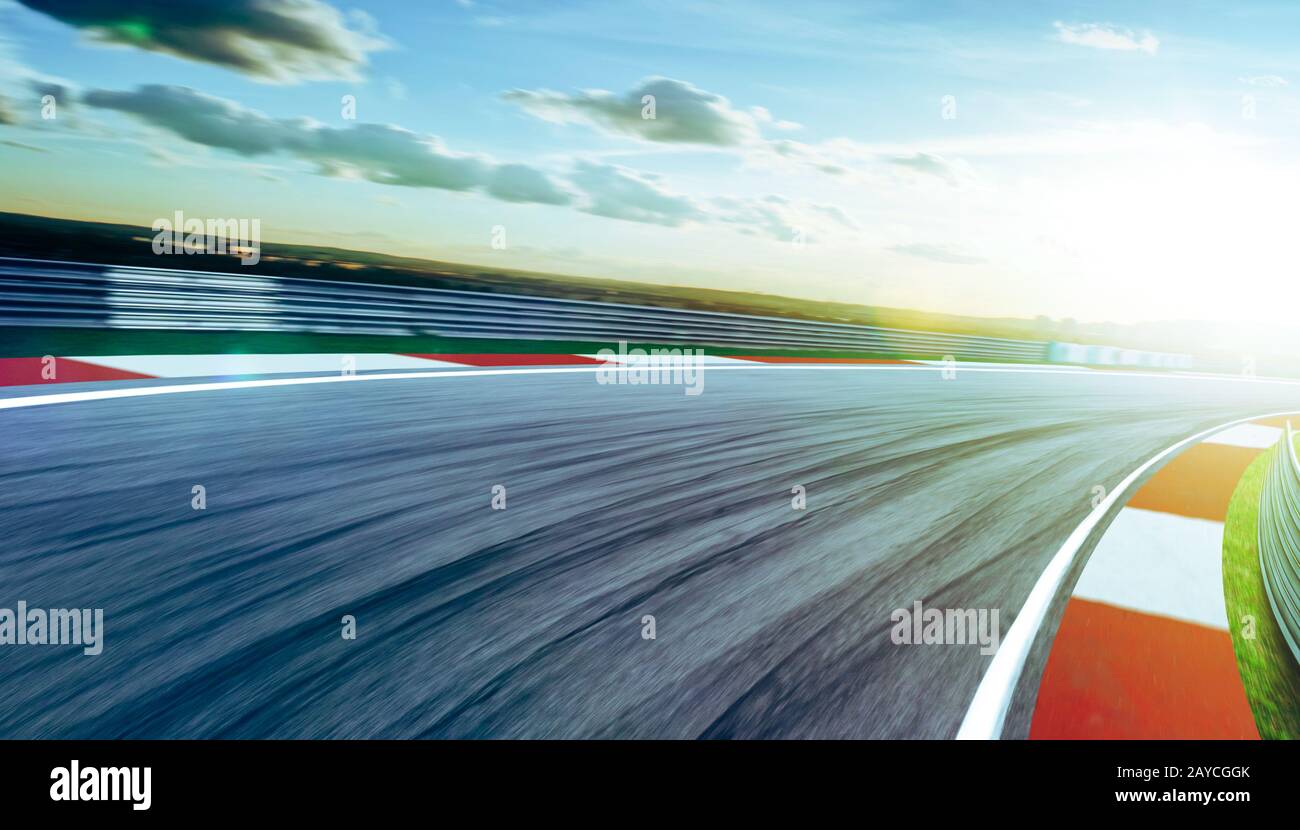 Empty car racetrack hi-res stock photography and images - Alamy