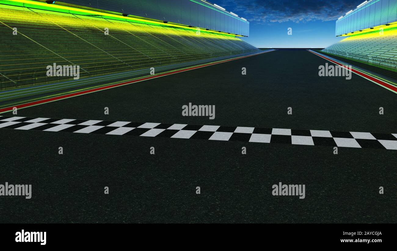 Finish line race road hi-res stock photography and images - Alamy