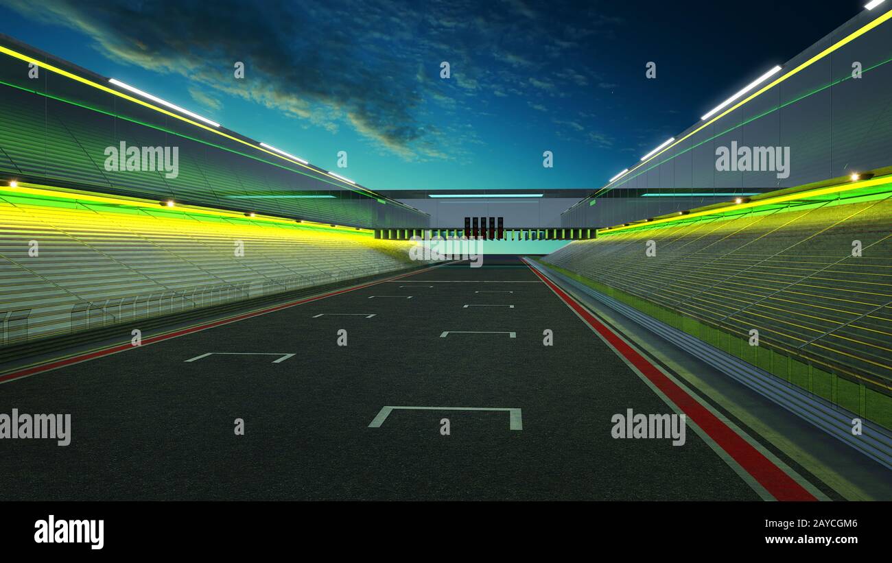 Car race track empty hi-res stock photography and images - Alamy