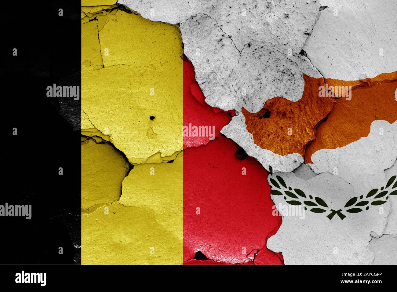 Cyprus belgium flag hi-res stock photography and images - Alamy