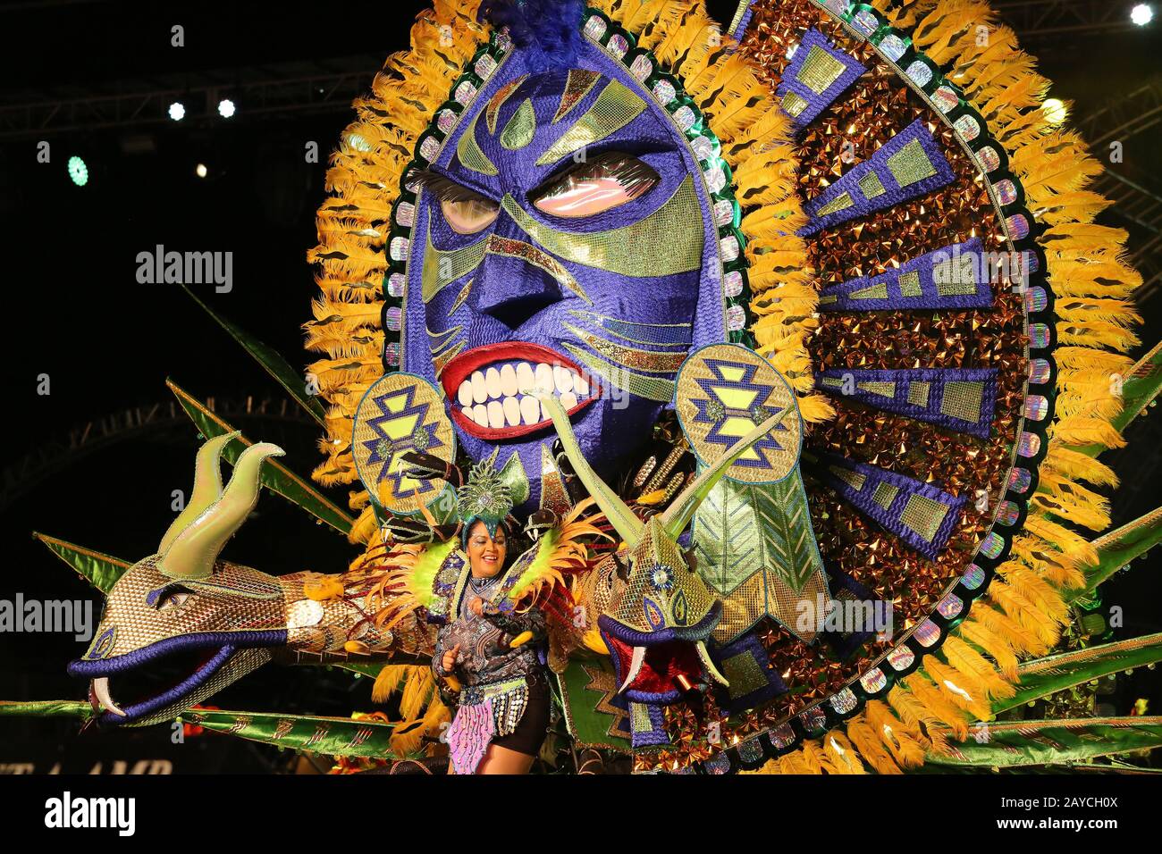 PORT OF SPAIN, TRINIDAD - FEB 13: Kerina Badal portrays ’Shamaran ...