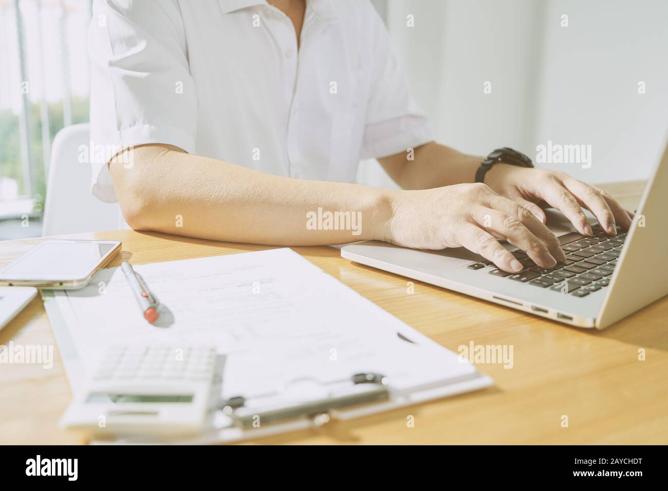Work computer close up corporate hi-res stock photography and images ...