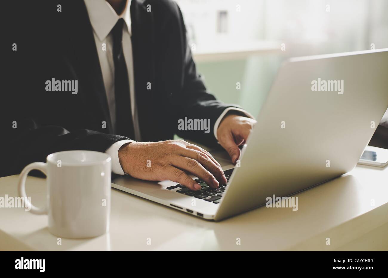 Hands keyboard suit hi-res stock photography and images - Alamy