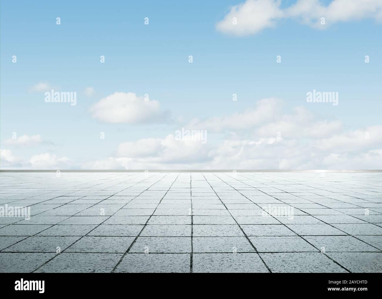 Empty blue sky hi-res stock photography and images - Alamy