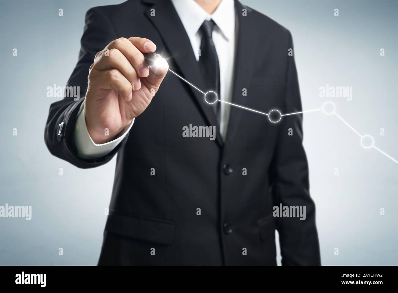 Businessman touch graph improve suggest more Stock Photo - Alamy Businessman touch graph improve suggest more Stock Photo - Alamy