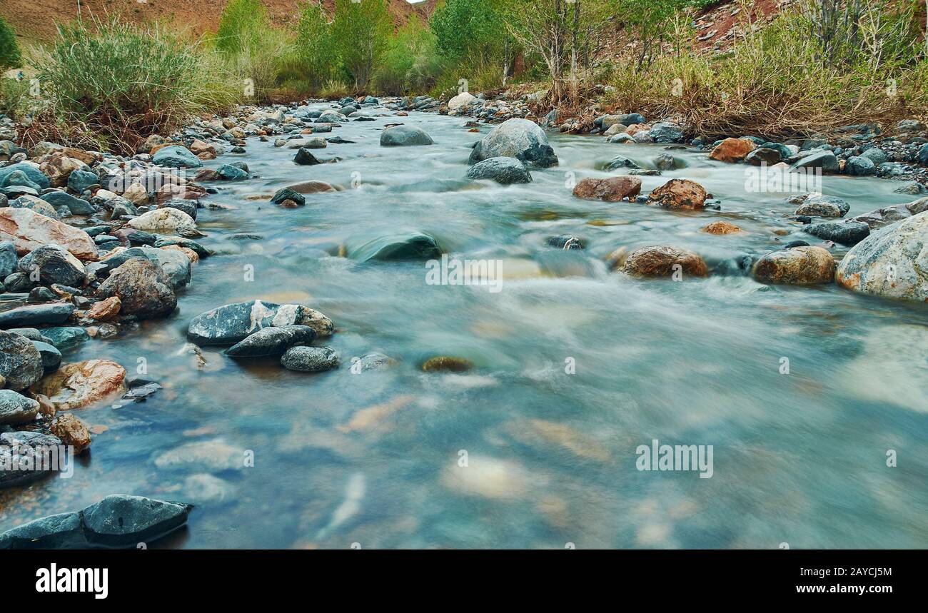 Chagan Uzun river Stock Photo - Alamy