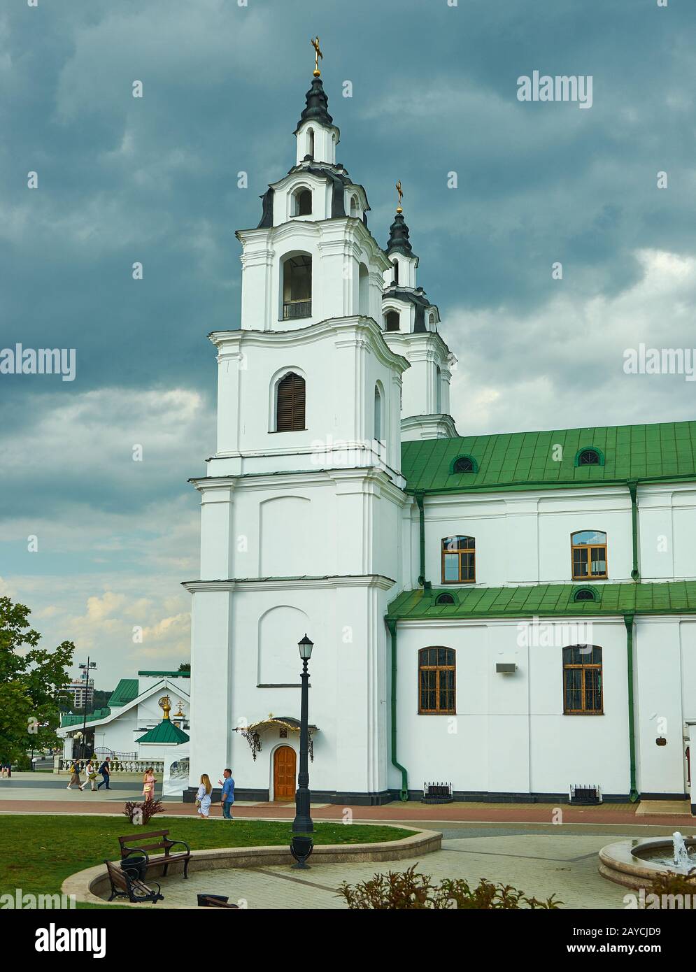 Minsk, Belarus.Cathedral Of Holy Spirit Stock Photo - Alamy