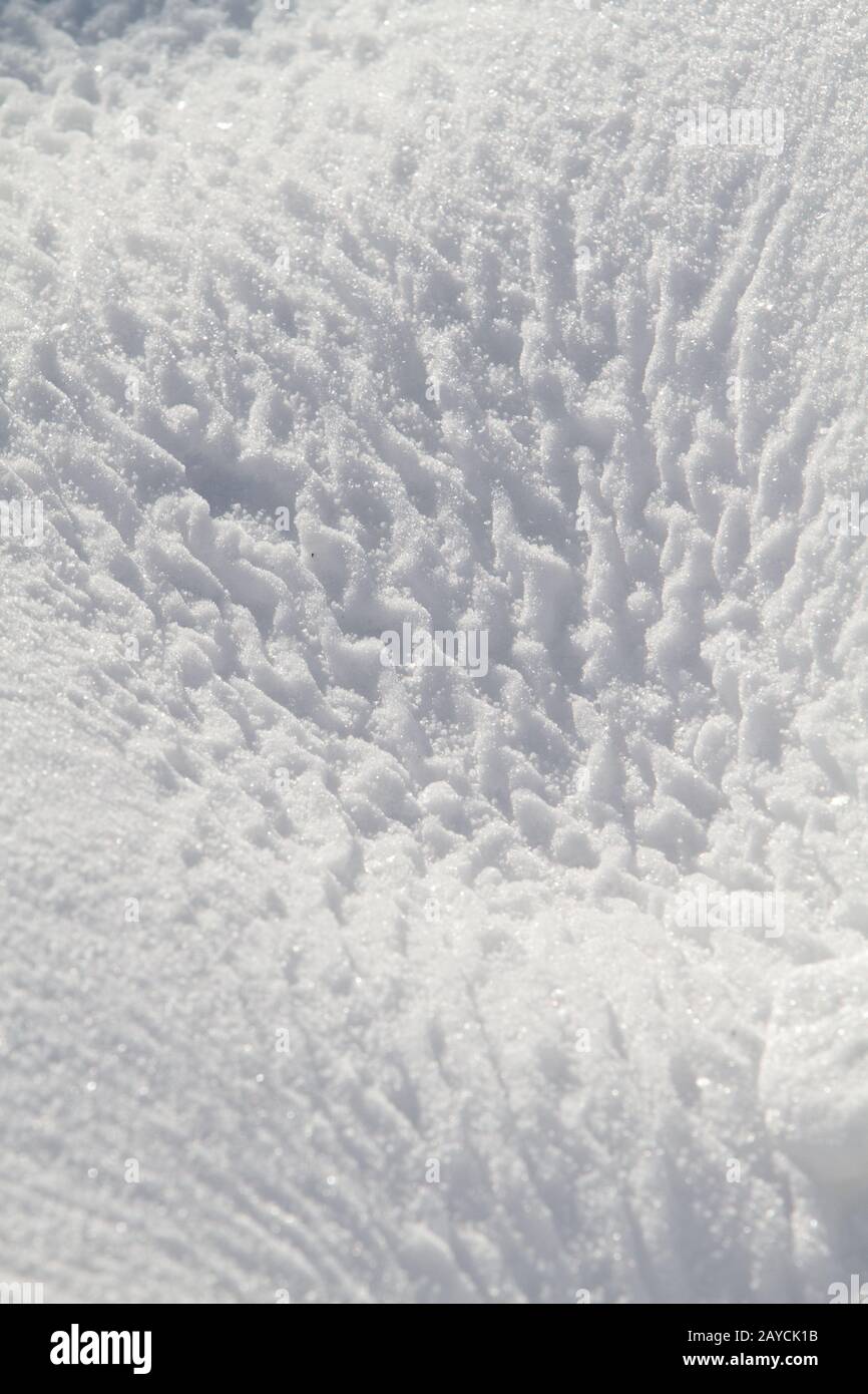 Close up fresh snow hi-res stock photography and images - Alamy