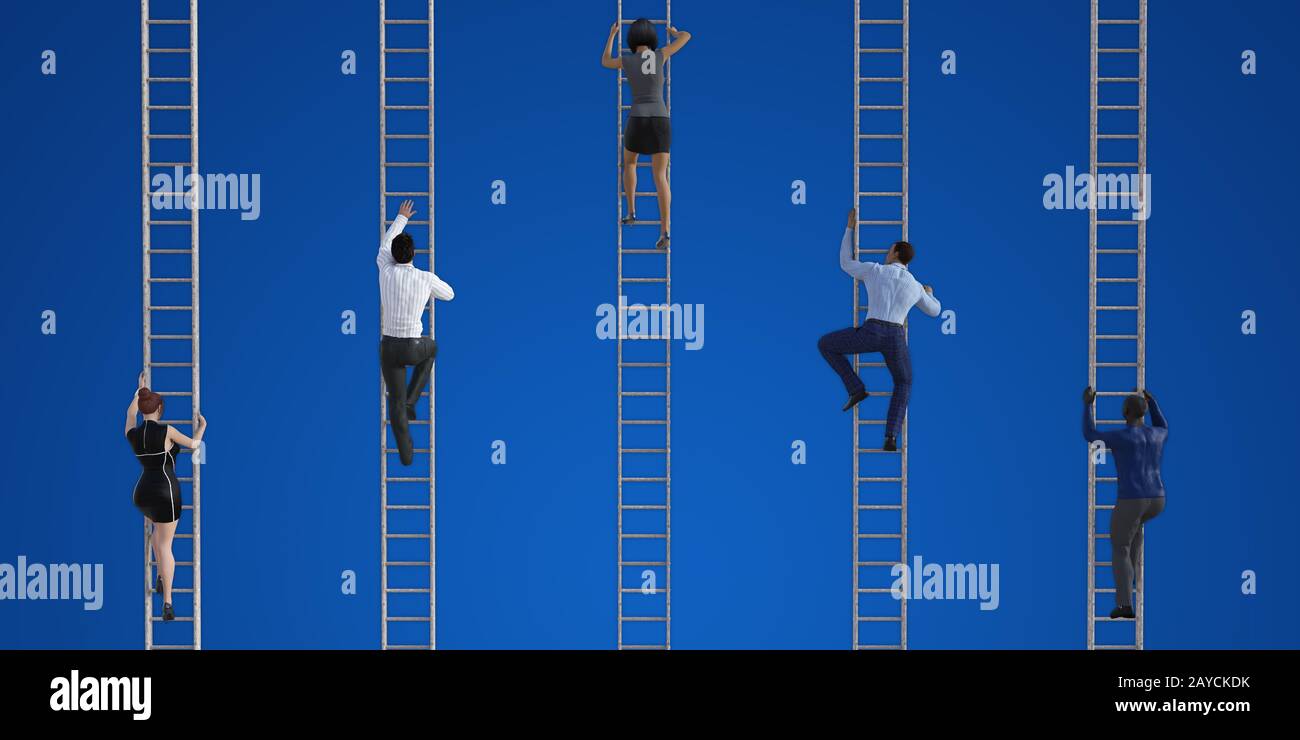 Climb corporate ladder hi-res stock photography and images - Alamy