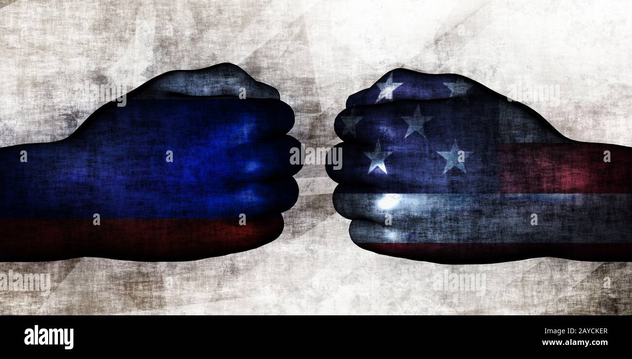 Russia vs US Stock Photo - Alamy