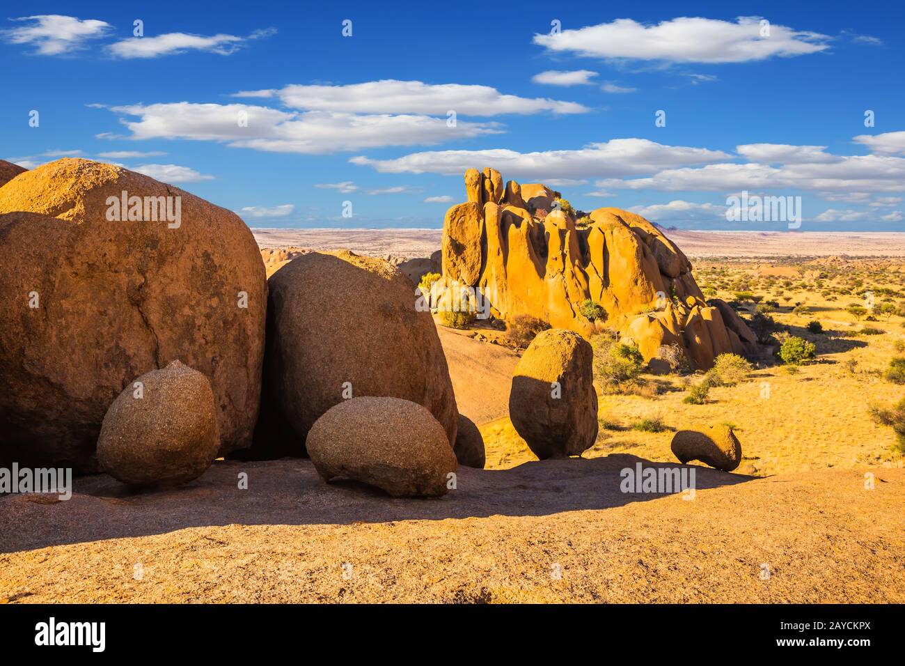 Huge stones in the Desert Namib Stock Photo - Alamy