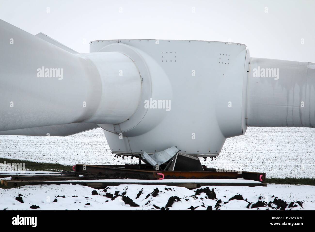 mounted rotor of a wind turbine before demounting Stock Photo - Alamy