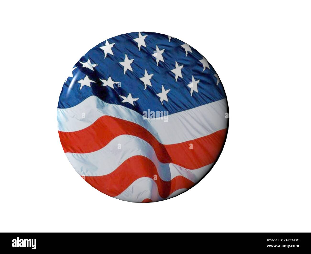 American flag button hi-res stock photography and images - Alamy