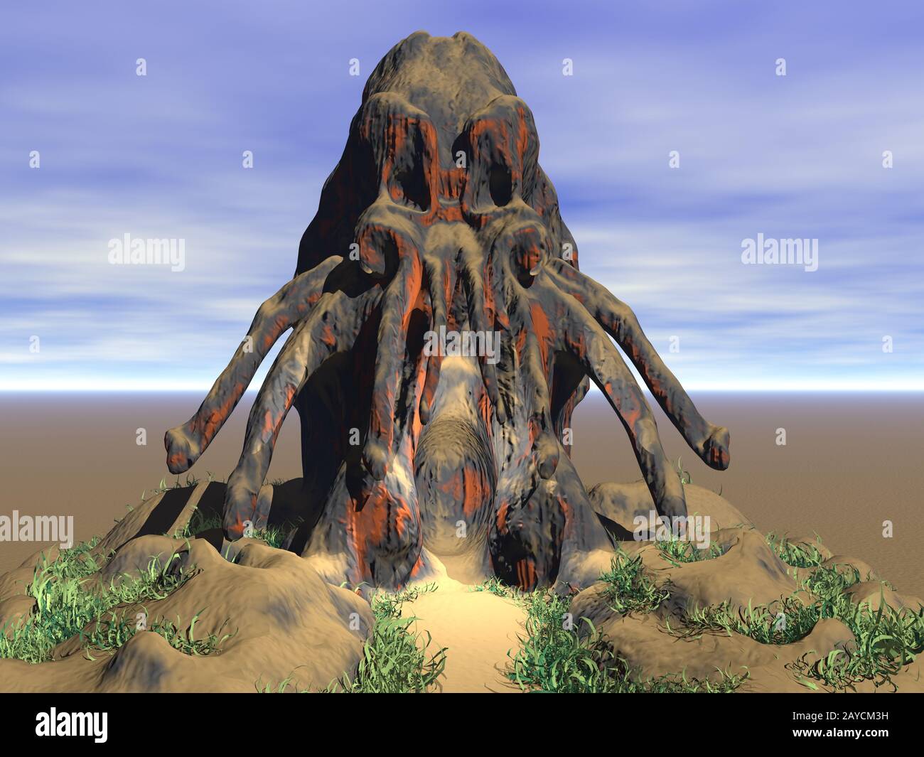 Octopus cave in the desert Stock Photo - Alamy