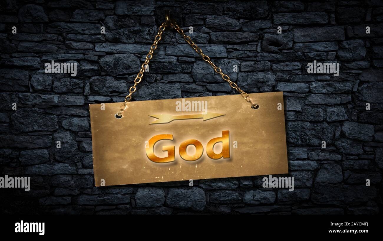 Street Sign to God Stock Photo - Alamy