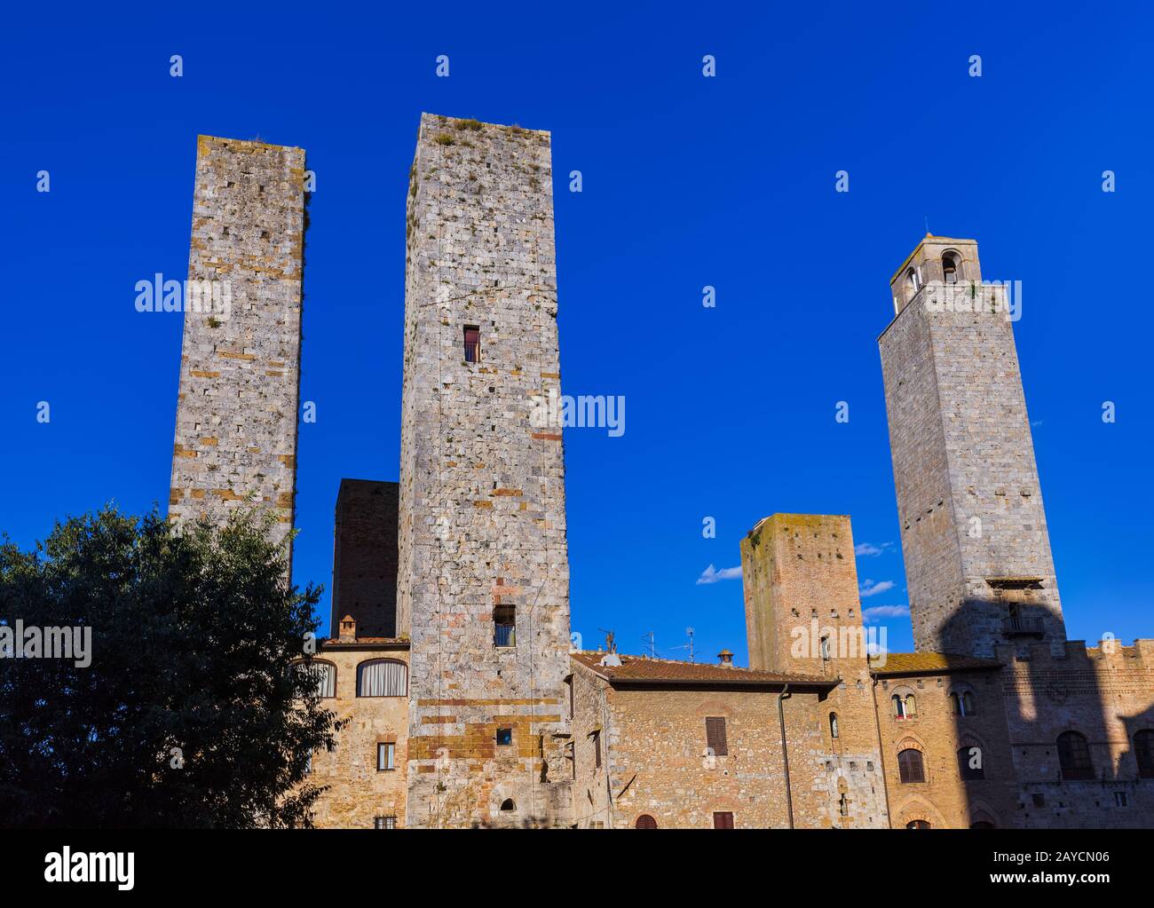 San Gimignano medieval town in Tuscany Italy Stock Photo - Alamy