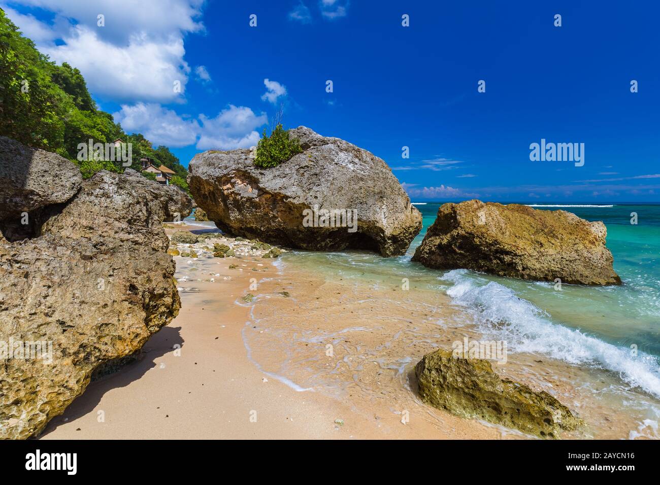 Impossible Beach - Bali Indonesia Stock Photo - Alamy