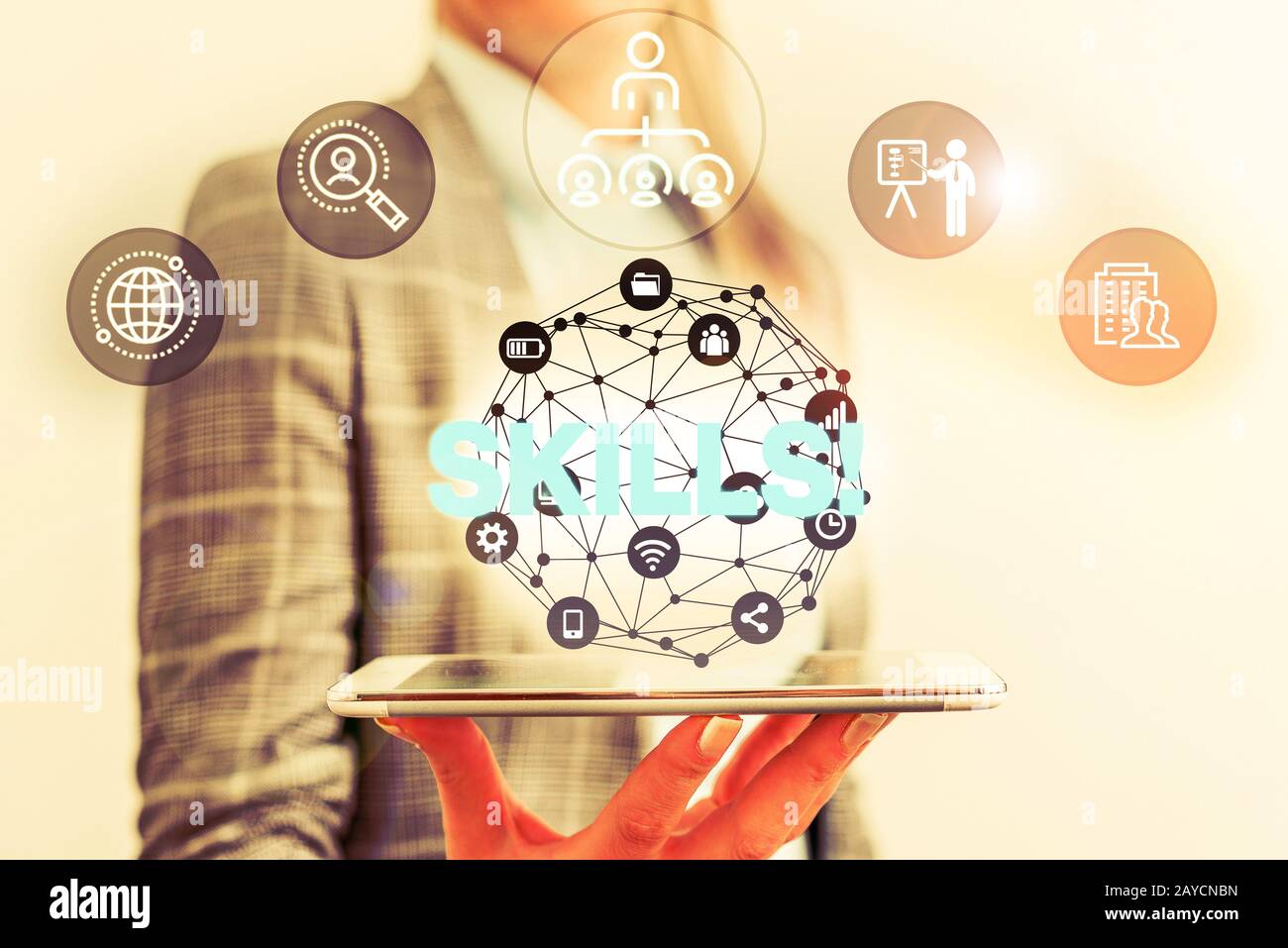 Handwriting text Skills. Concept meaning ability do something very well ...