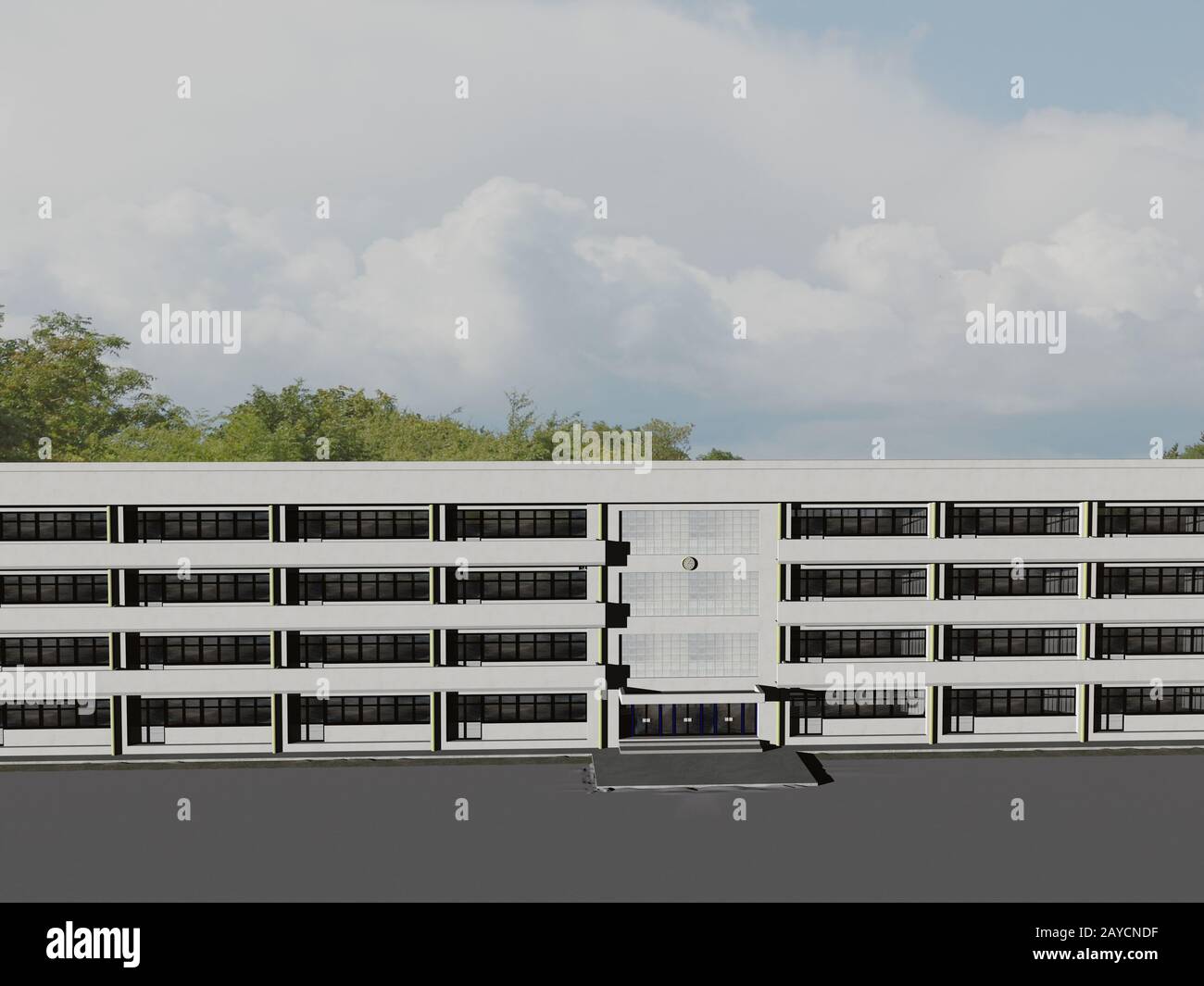 Large school building hi-res stock photography and images - Alamy