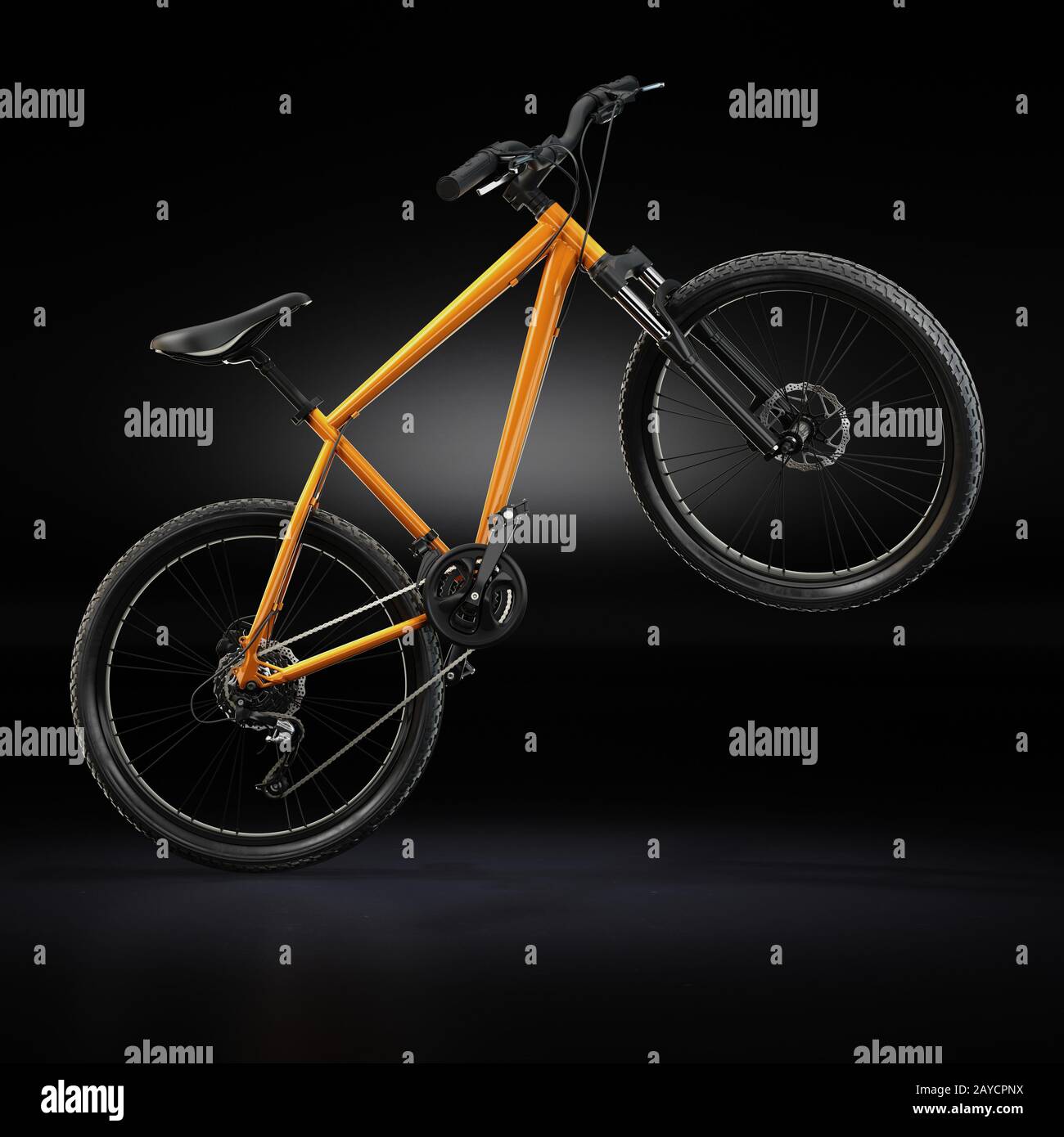 3D Rendering Mountain Bike Stock Photo - Alamy