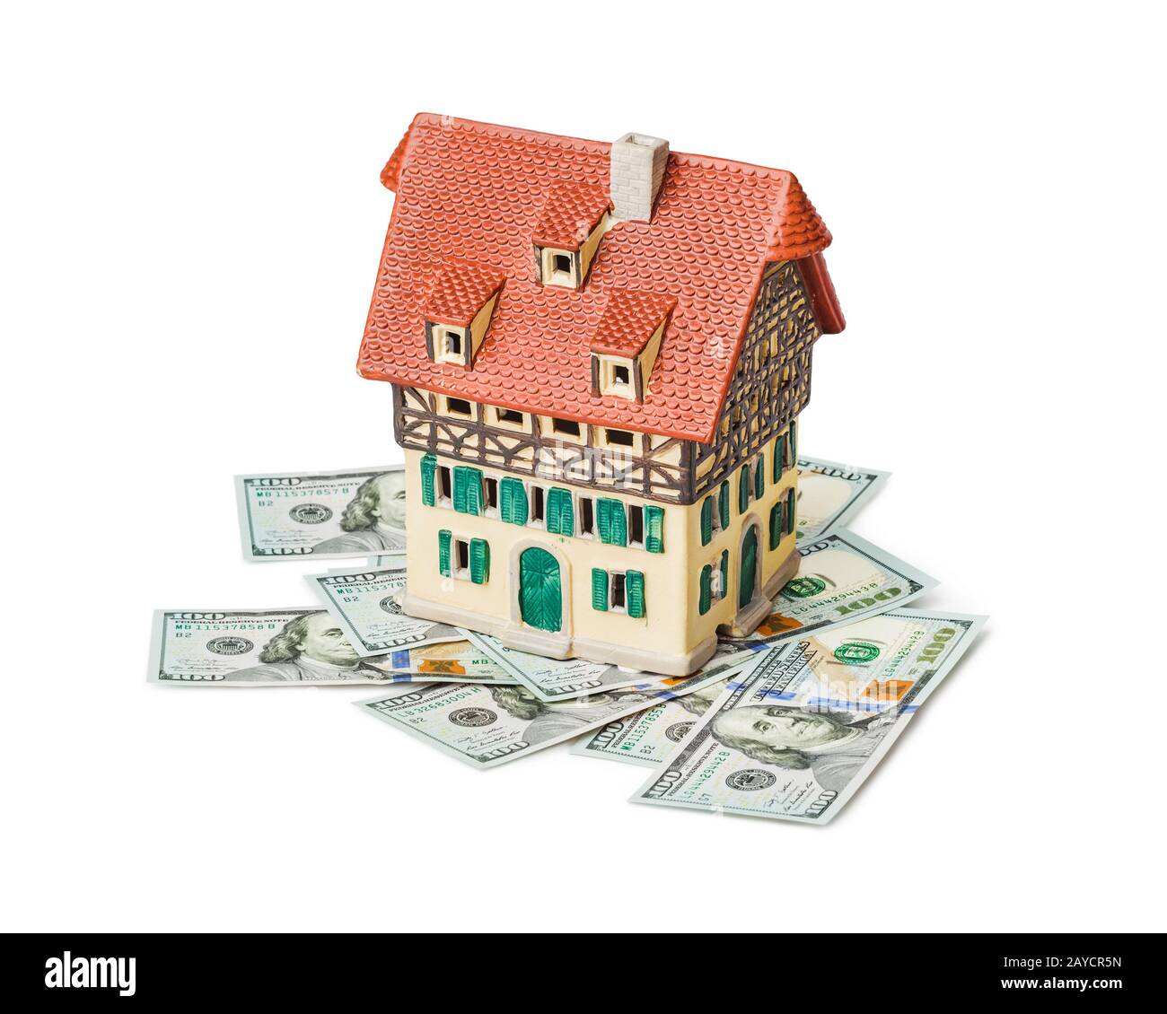 House and money Stock Photo - Alamy