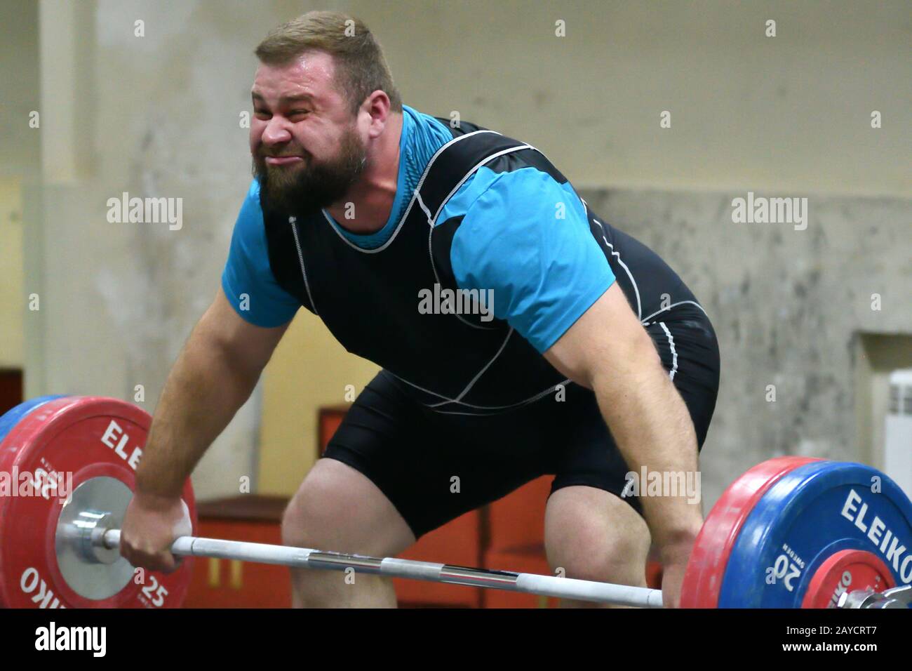 Orenburg, Russia, December 17, 2017 years: the boys compete in ...