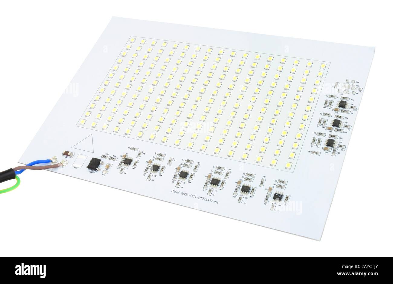 Mains voltage high intensity LED flood lighting circuit board isolated ...