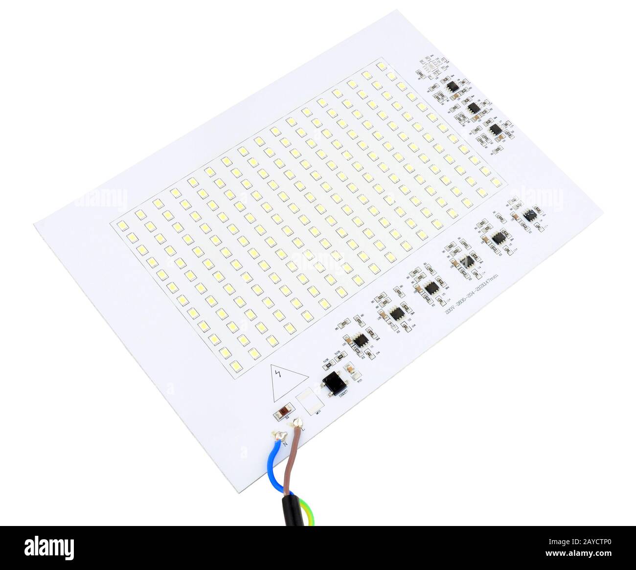 Mains voltage high intensity LED flood lighting circuit board isolated ...