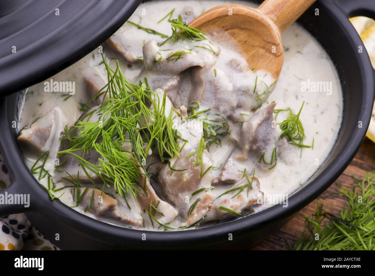 turkish traditional tripe soup; iskembe corbasi and offal soup Stock ...