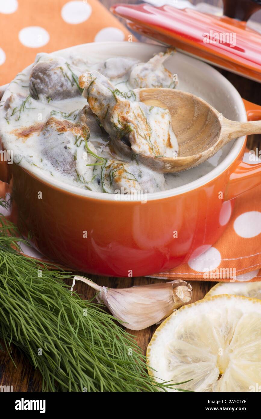 turkish traditional tripe soup; iskembe corbasi and offal soup Stock ...