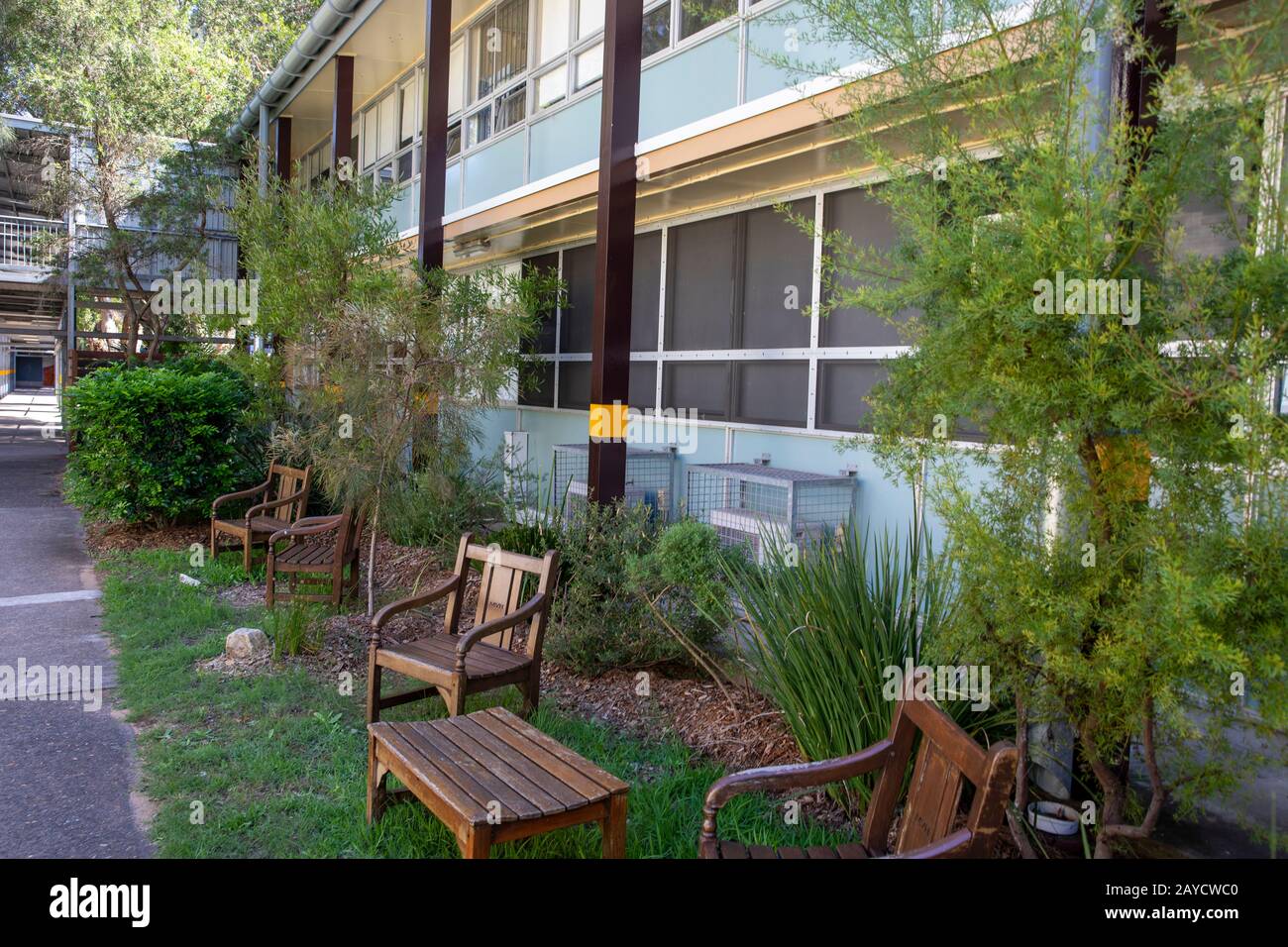 Australian school classroom block building in Sydney,Australia Stock ...