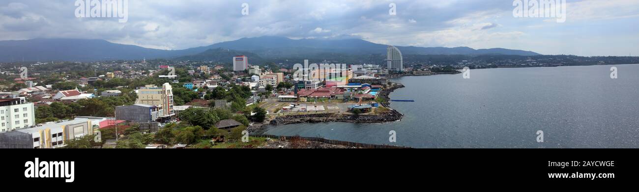 Manado city landscape hi-res stock photography and images - Alamy