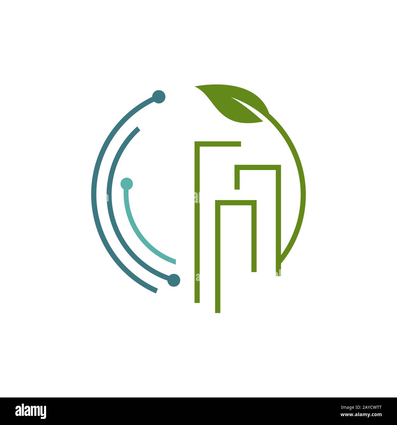 eco friendly tech green building technology logo design vector icon ... eco friendly tech green building technology logo design vector icon ...