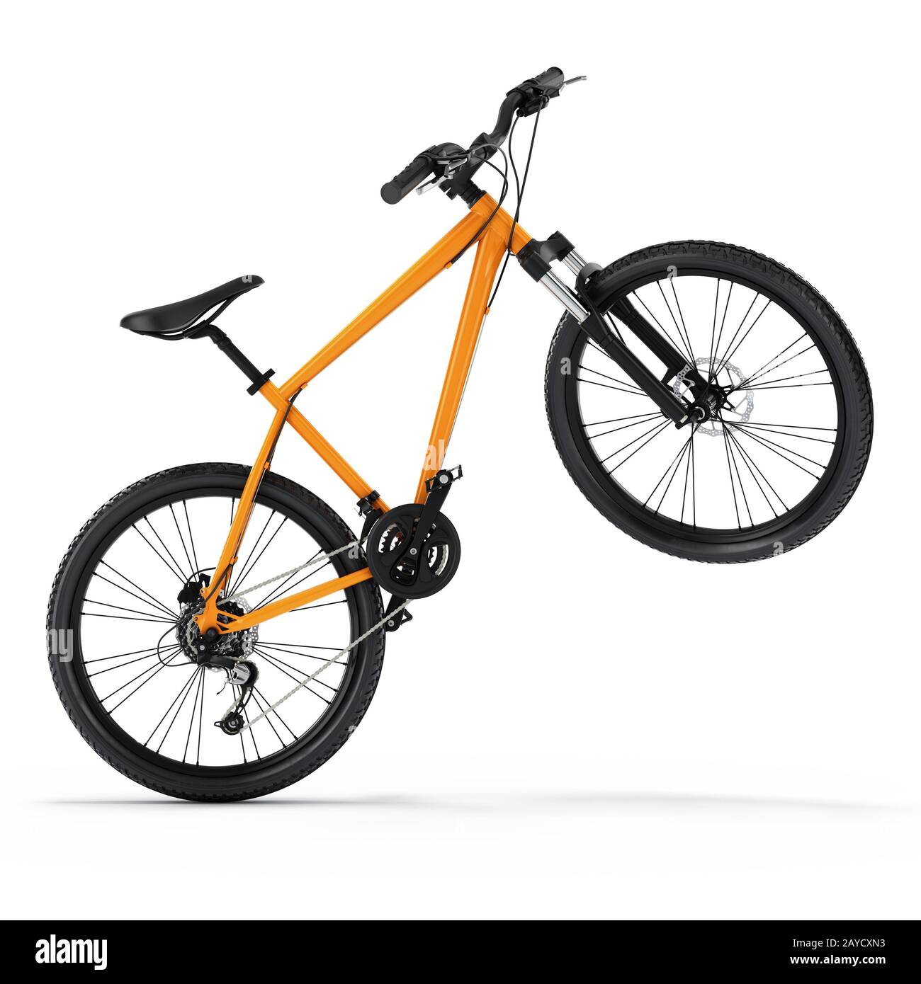 3D Rendering Mountain Bike Stock Photo - Alamy