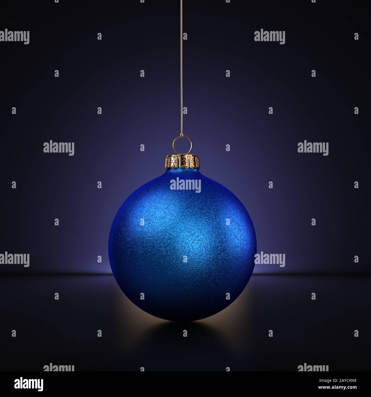 One blue glass ball hi-res stock photography and images - Alamy