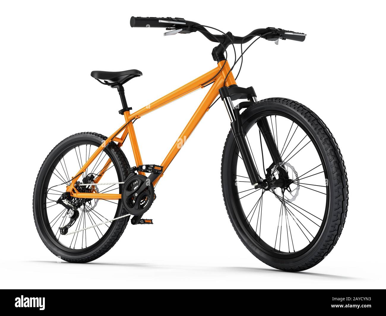 3D Rendering Mountain Bike Stock Photo - Alamy