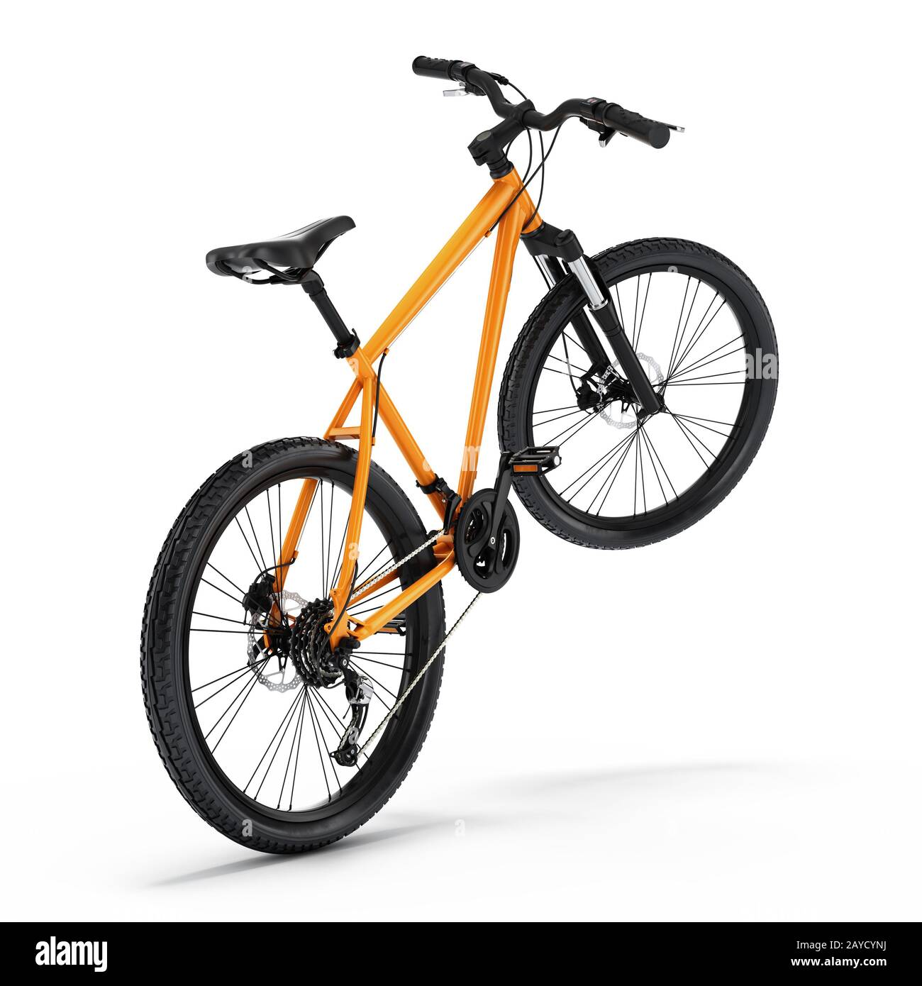 3D Rendering Mountain Bike Stock Photo - Alamy