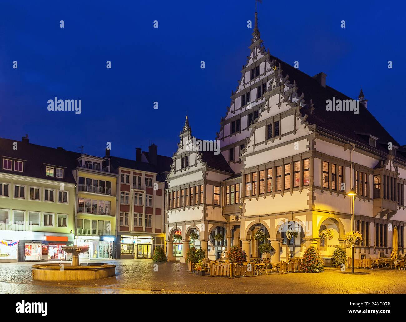 Paderborn town hall, Germany Stock Photo - Alamy