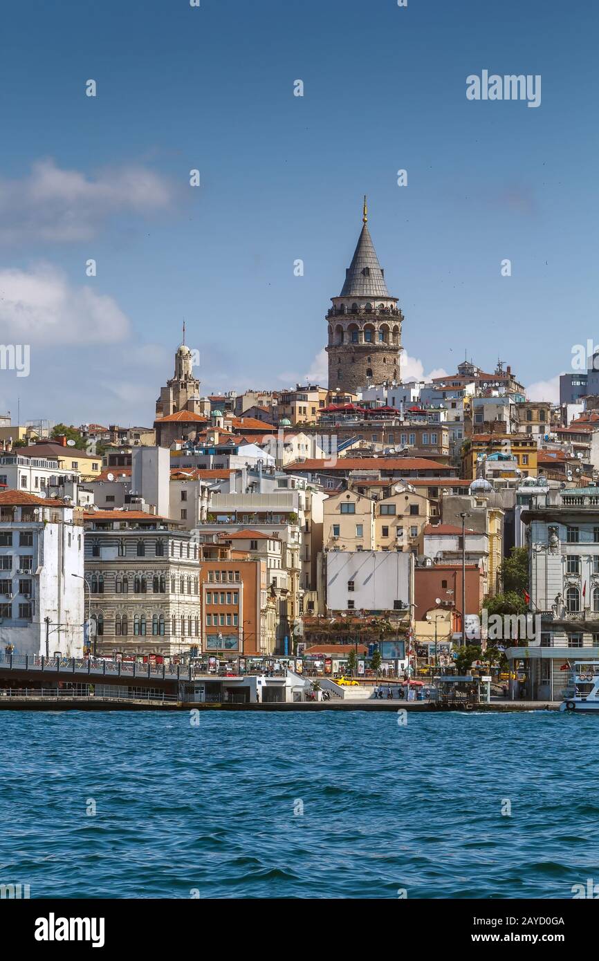 View of Istanbul Beyoglu area, Turkey Stock Photo - Alamy