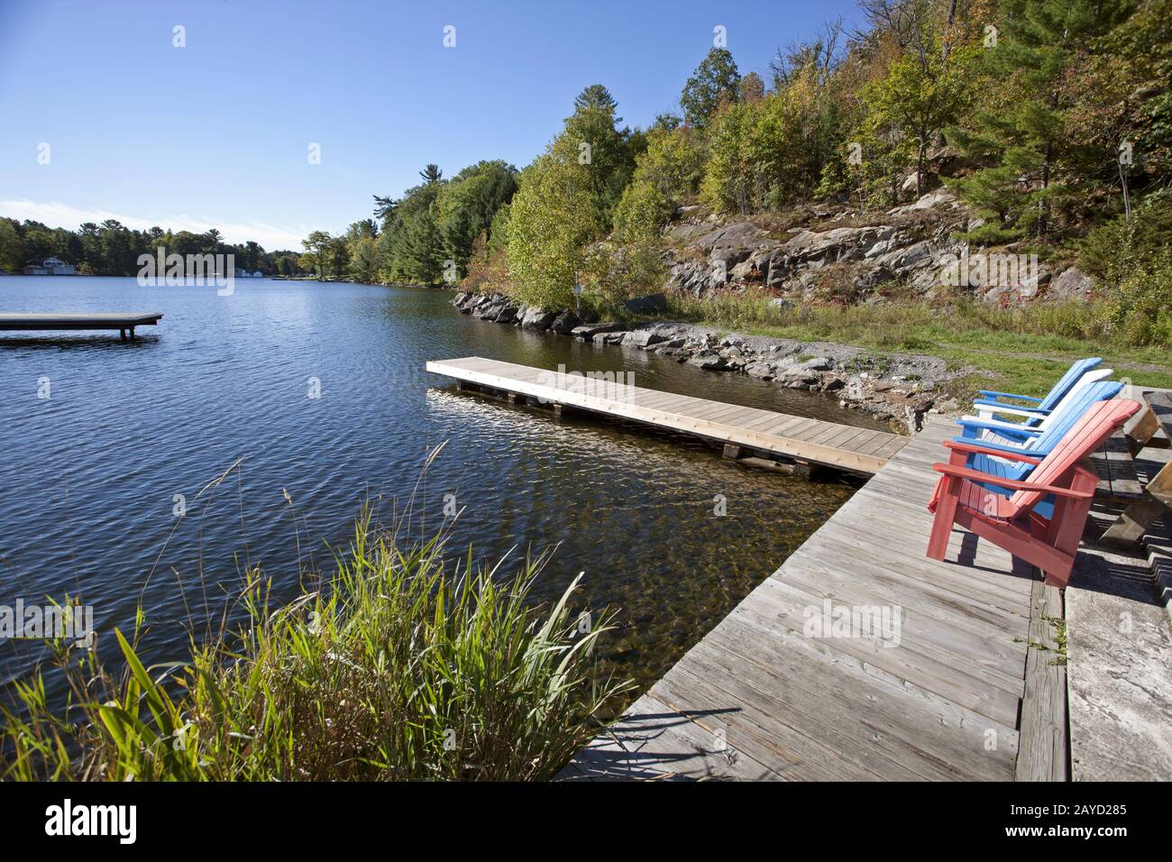 Port Carling Muskoka Canada Stock Photo - Alamy