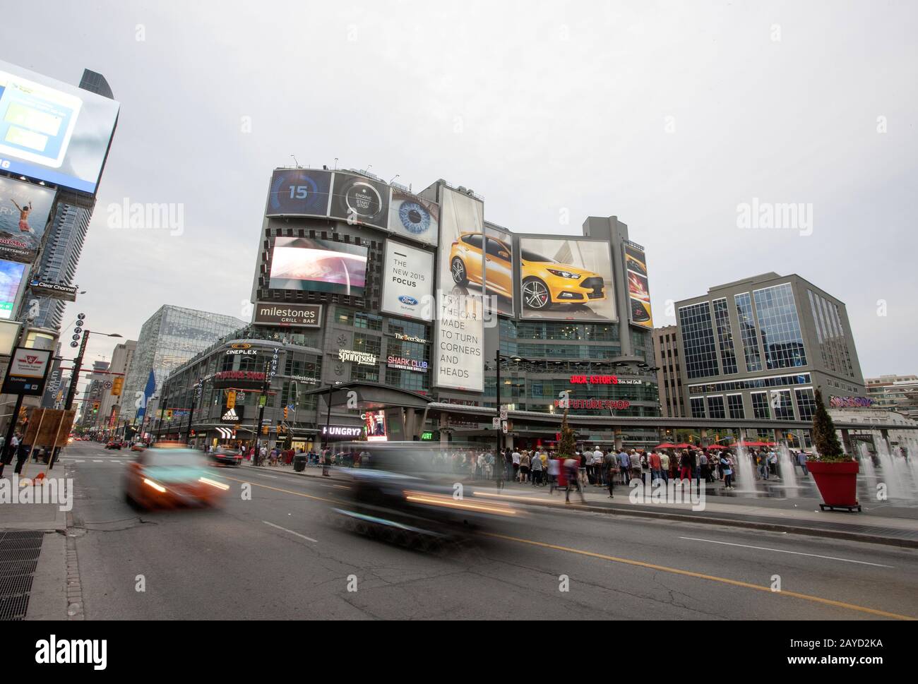Yonge dundas square public hi-res stock photography and images - Alamy