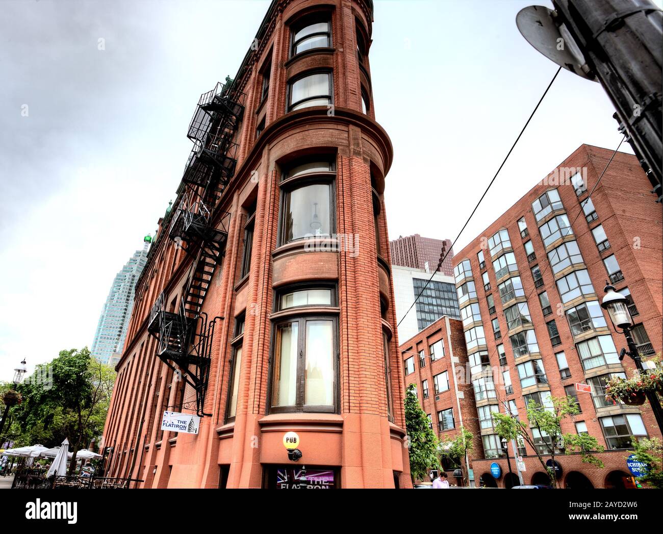 Flat Iron Building Toronto Stock Photo - Alamy