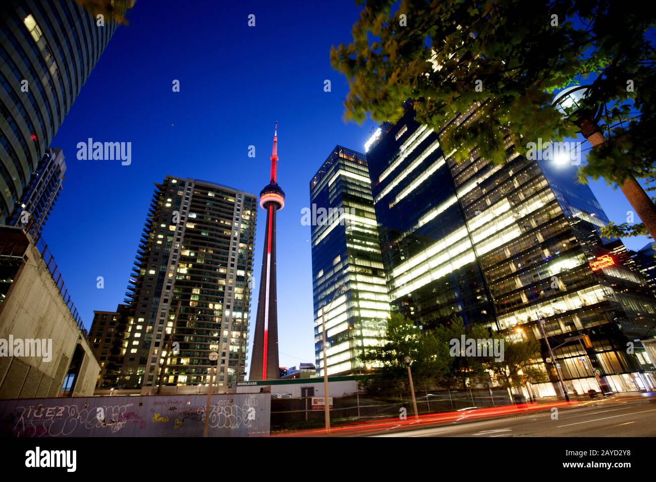 Night Photo Toronto City Stock Photo - Alamy