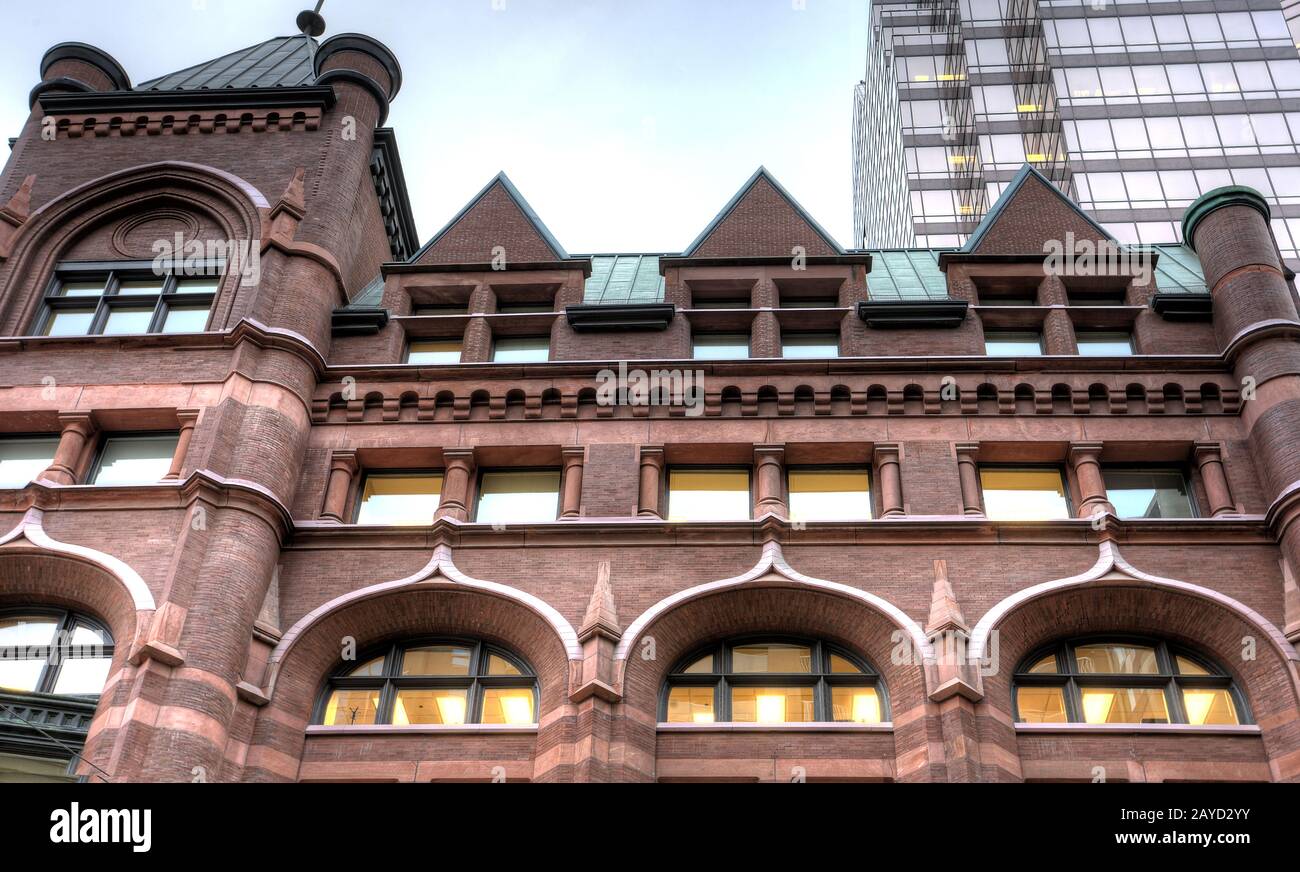Buildings Old and New Toronto Stock Photo - Alamy