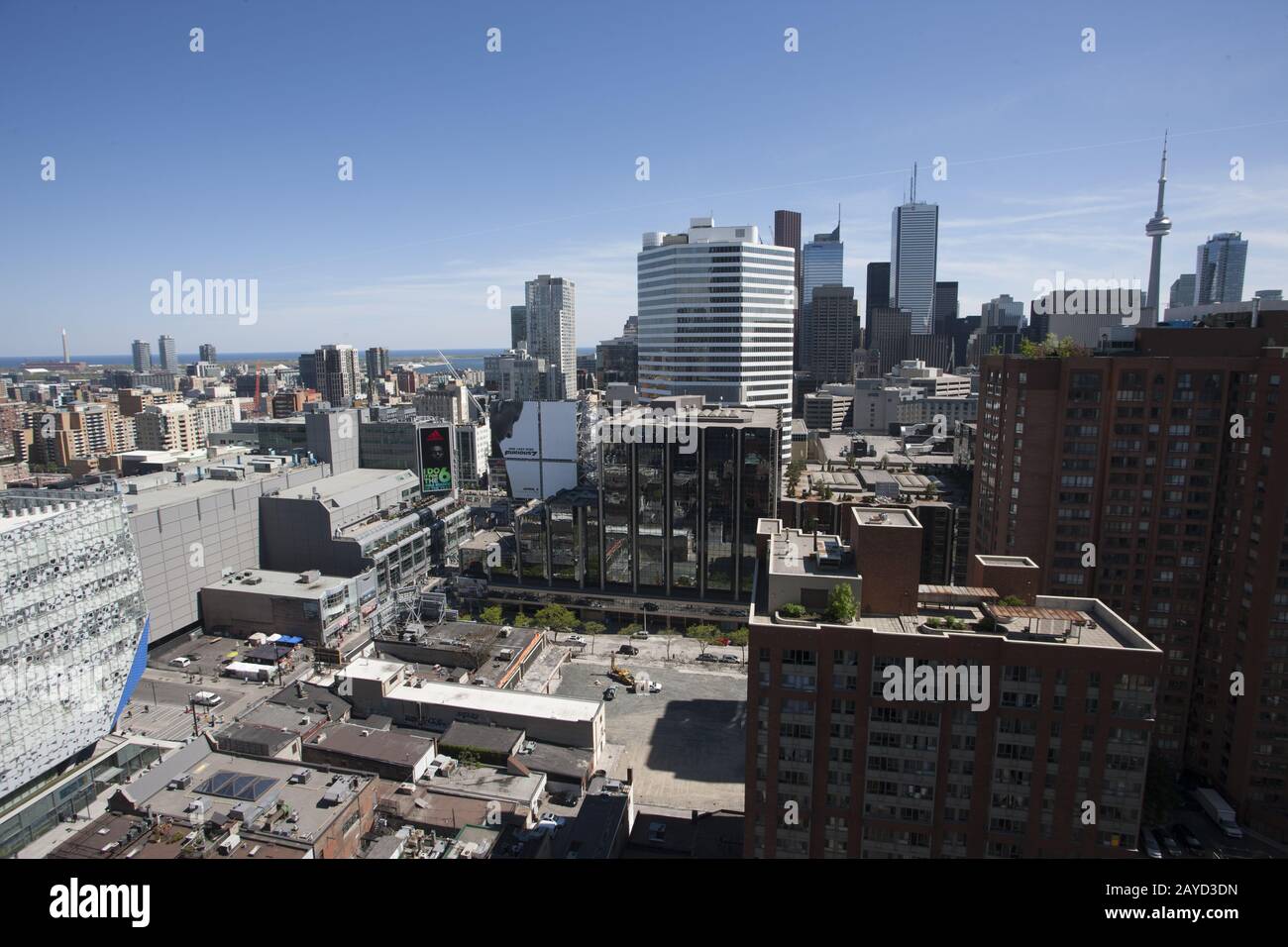 Toronto Skyline from rooftop Stock Photo - Alamy