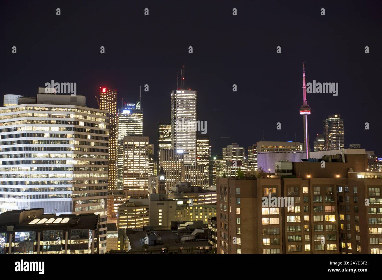 Toronto skyline from rooftop hi-res stock photography and images - Alamy