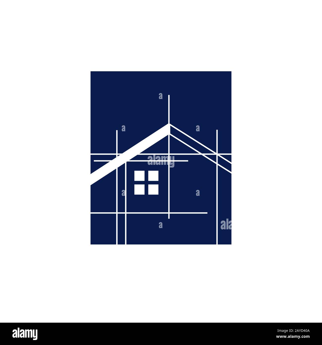 architectural home design logo vector architecture symbol graphic ...