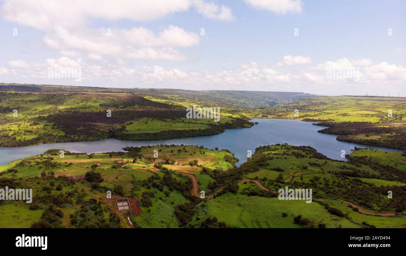Tropical lake aerial hi-res stock photography and images - Alamy